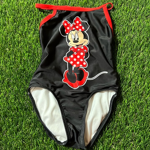 Disney | Swim | Disney Girls Minnie Mouse One Piece Swimsuit | Poshmark